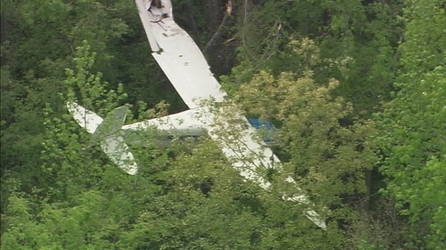 Pilot helps find plane downed in trees | WSOC-TV