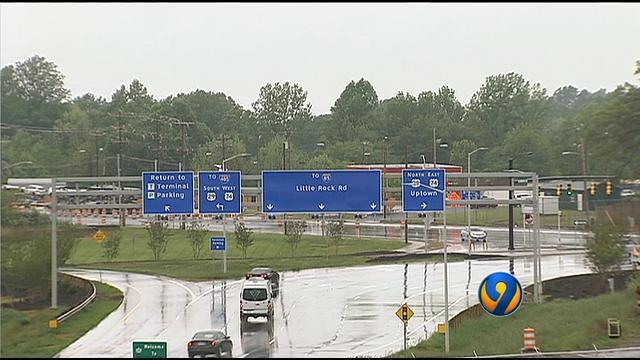 New entrance, exit roads open at Charlotte Douglas | WSOC-TV
