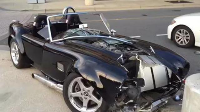Report: Valet driver crashes Shelby Cobra replica at Metropolitan | WSOC-TV