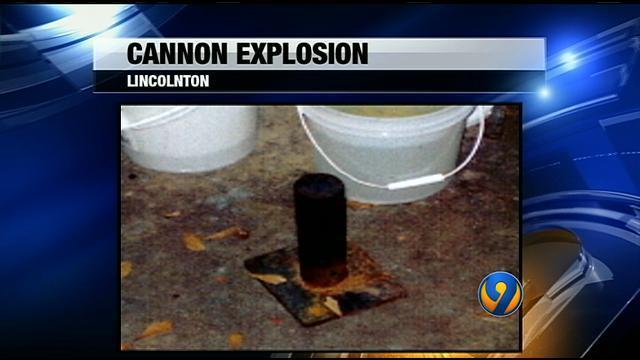 Man seriously injured when homemade cannon explodes | WSOC-TV
